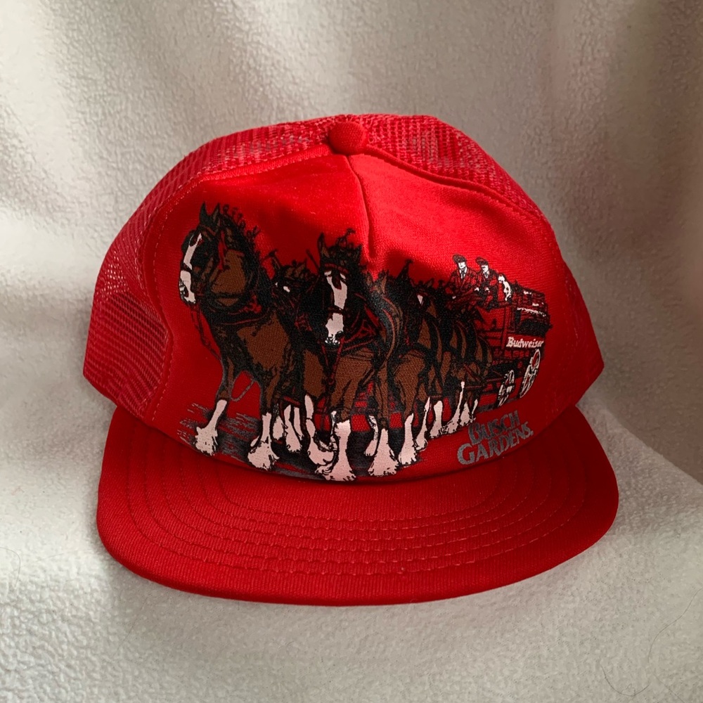Vintage Budweiser Busch Gardens Baseball Cap - Gem